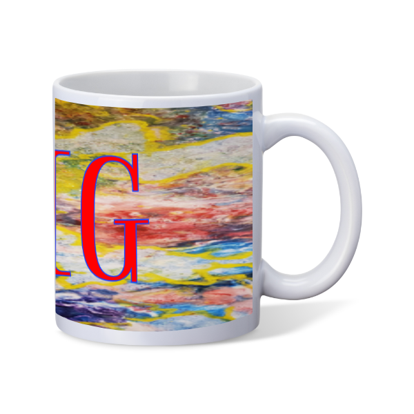My Sawgrass | Abstract art coffee mug